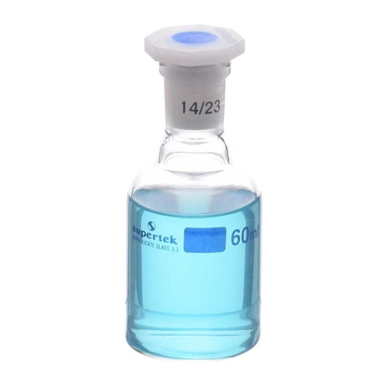 Reagent Bottle Narrow Mouth Clear with Glass Stopper