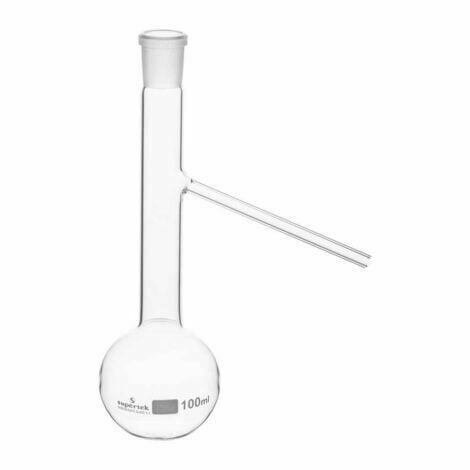 Distillation Flask with Ground Joint – ASTM & Side Arm