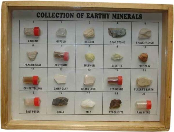EARTHY MINERALS COLLECTION (SET OF 20) - Scientific Lab Equipment ...